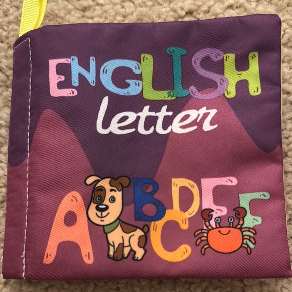 Toys | Colorful English Alphabet Soft Book For Kids | Poshmark